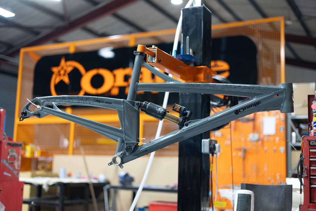 2022 Alpine Evo Frames - Orange Bikes