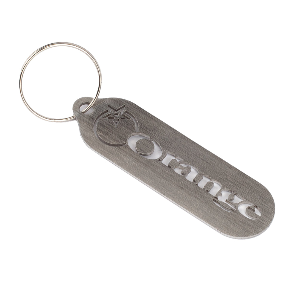 Laser Cut Keyring – Orange Bikes