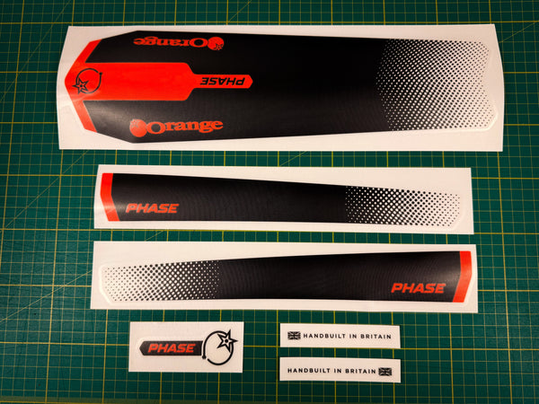 Phase Ebike decals 2020 - Orange Bikes